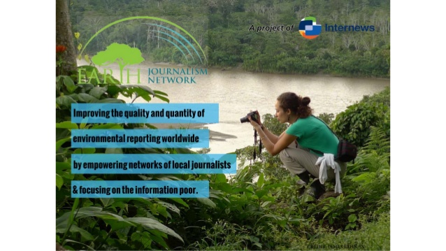 Earth journalism network - Global Landscapes Forum